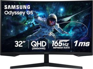 Samsung Odyssey G55C 32″ Curved QHD 165Hz Gaming Monitor Review: Pros ...