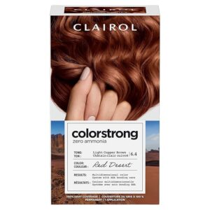 Clairol ColorStrong Ammonia-Free Hair Dye, Red Desert Review: Pros ...