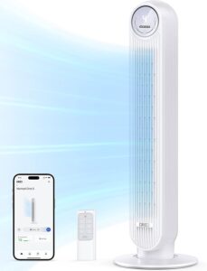 Dreo Bladeless Tower Fan – 90° Oscillation & Voice Control Review: Pros ...