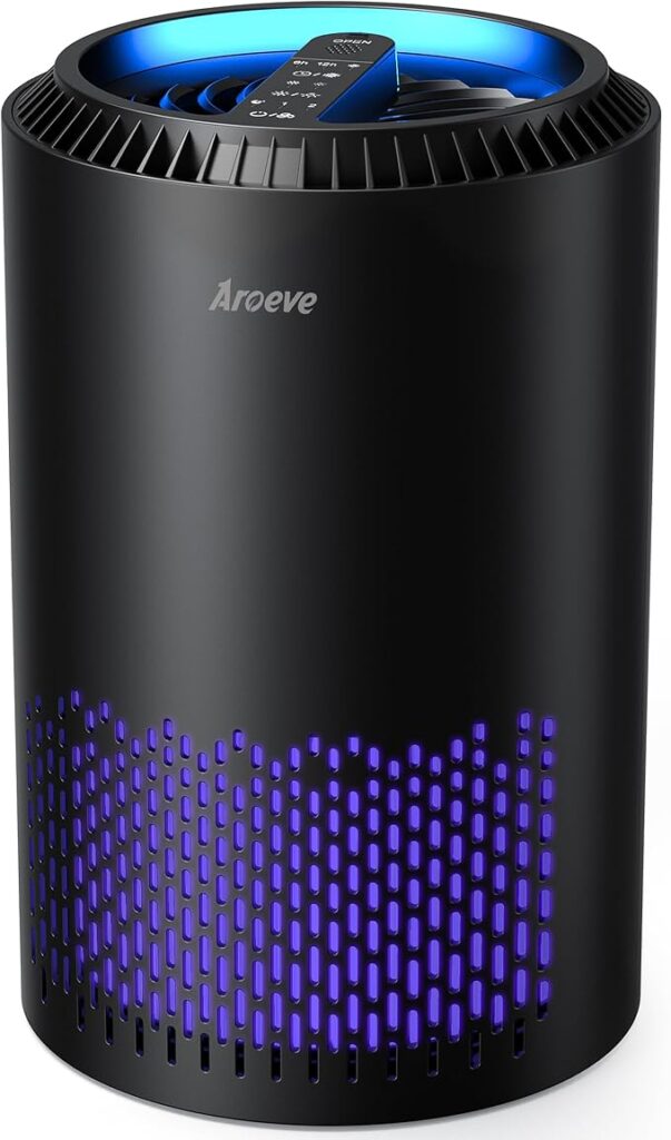AROEVE MK01 Bedroom Air Purifier – Smoke, Pollen & Dander Review: Pros ...