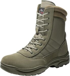 NORTIV 8 Men’s Side-Zip Tactical Leather Combat Boots Review: Pros ...