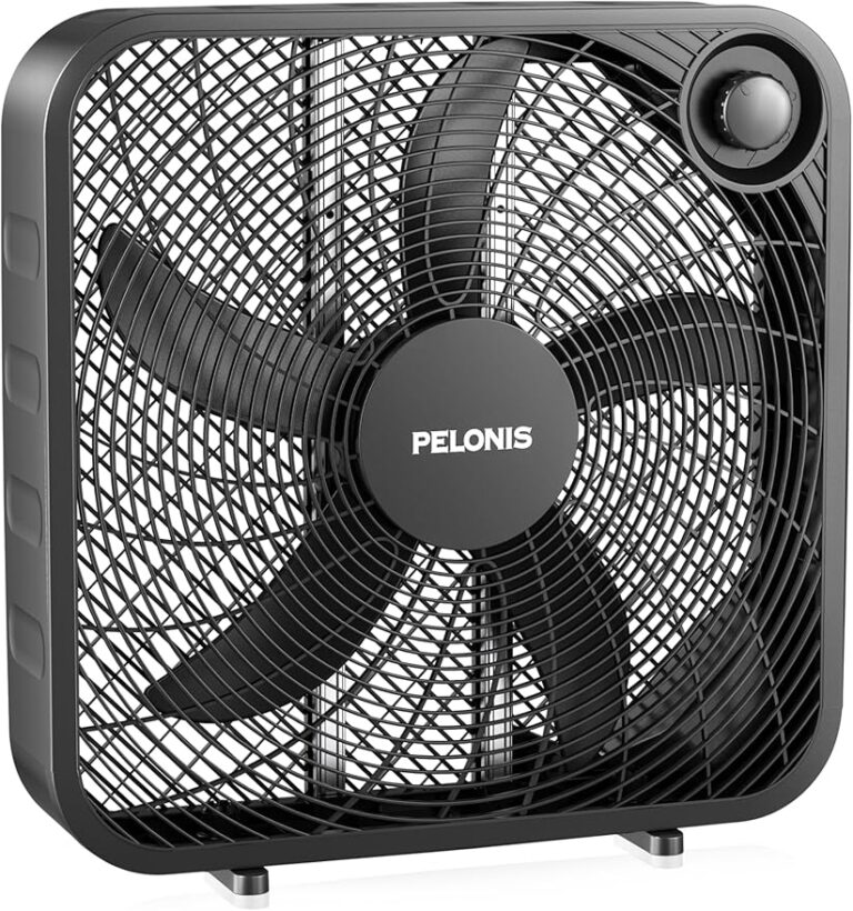 PELONIS 20 Inch Box Fan – 2295 CFM, 3 Speeds, Portable Review: Pros ...