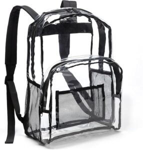 Amazon Basics Clear Water-Resistant PVC School Backpack Review: Pros ...