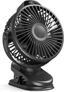 Koonie Rechargeable Clip-On Fan, USB, 3-Speed, 360° Review: Pros, Cons ...